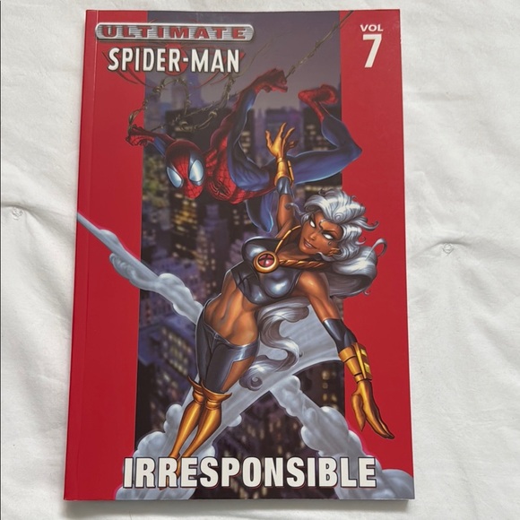 Marvel | Other | Marvel Ultimate Spiderman Vol 7 Red Cover | Poshmark